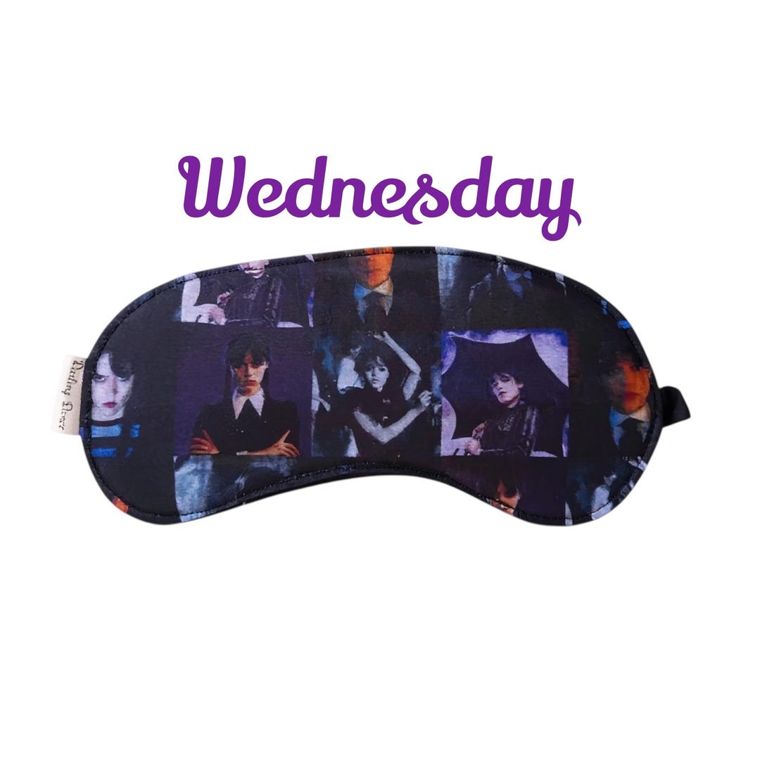 Wednesday Sleep Mask, Adams Family Gift - Etsy