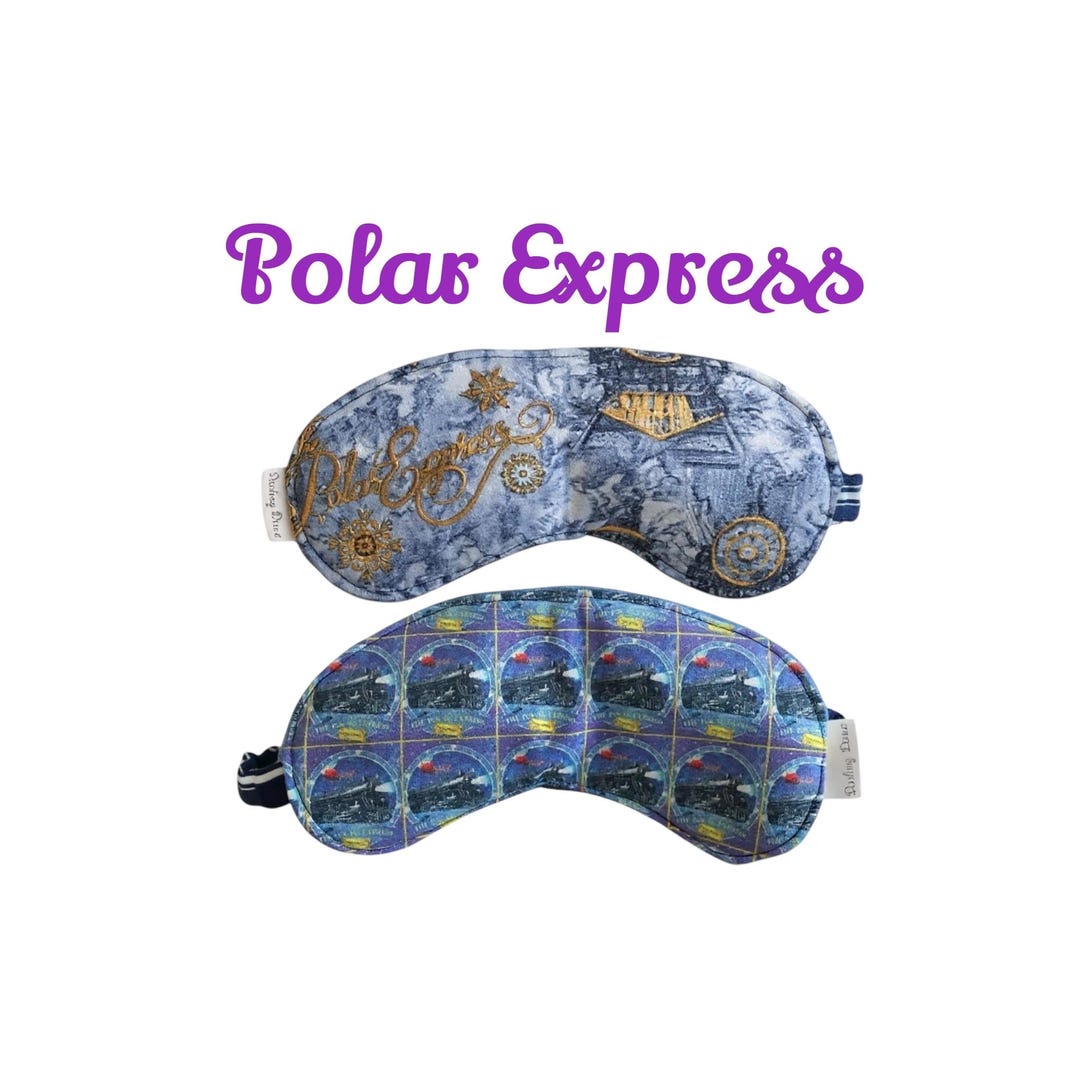 Polar Express Sleep Mask: Kids Travel Accessory, Party Favor - Etsy