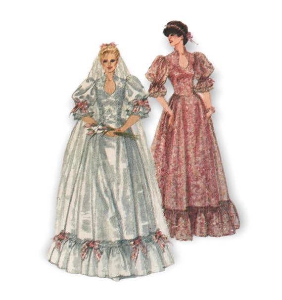 Simplicity 5724 Sewing Pattern Bride / Bridesmaid Dress W - Etsy