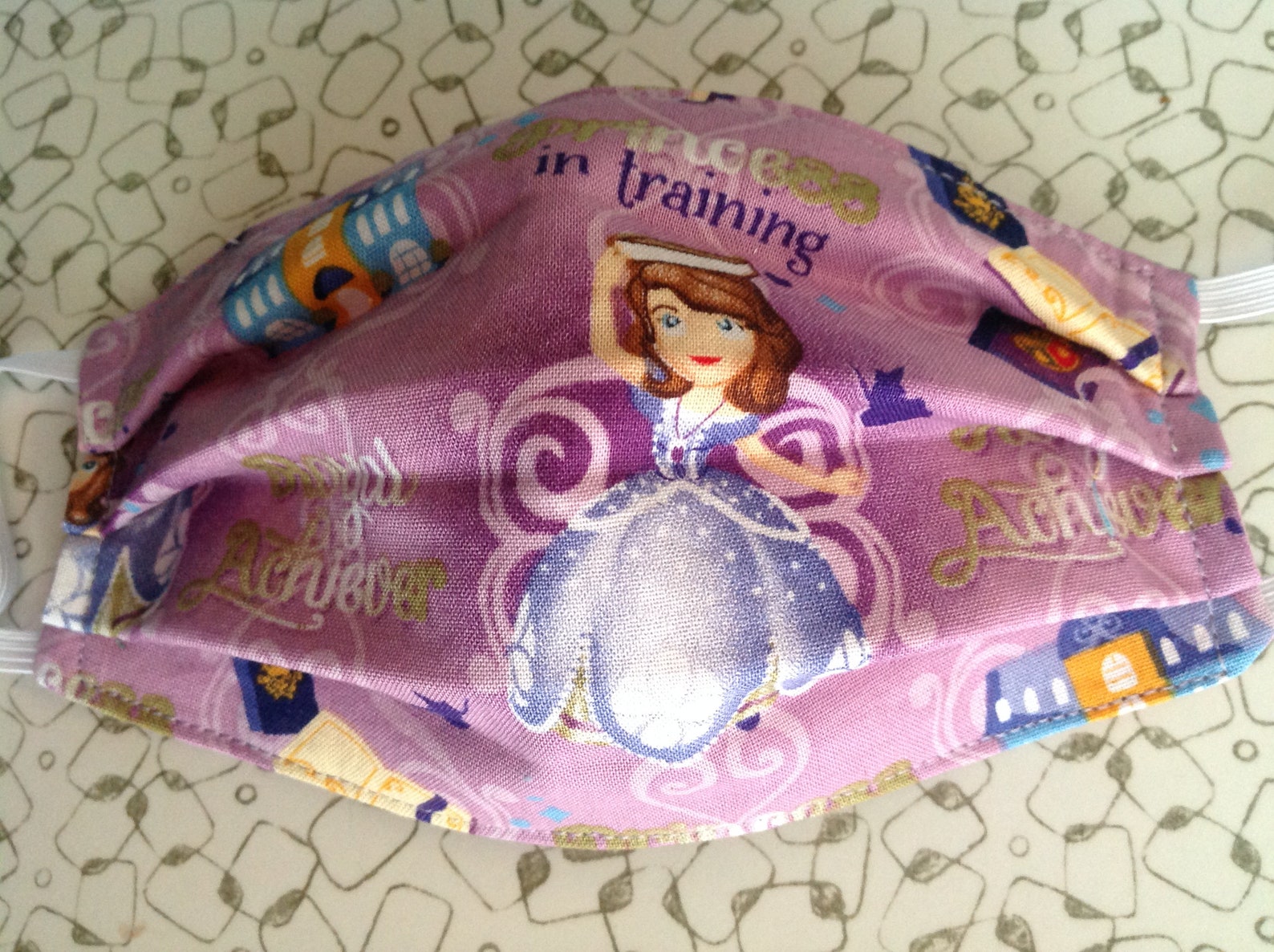 Princess Sofia the First face mask Sofia face mask Sofia | Etsy