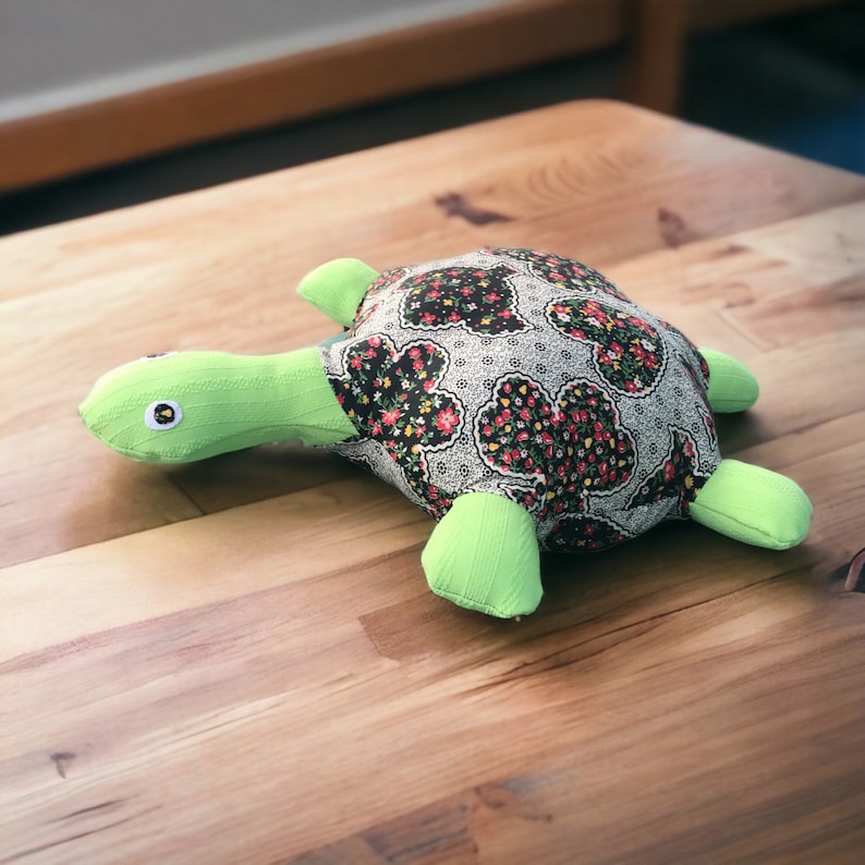 Memory Turtle Plush Made From Loved One's Clothing - Keepsake Stuffed ...