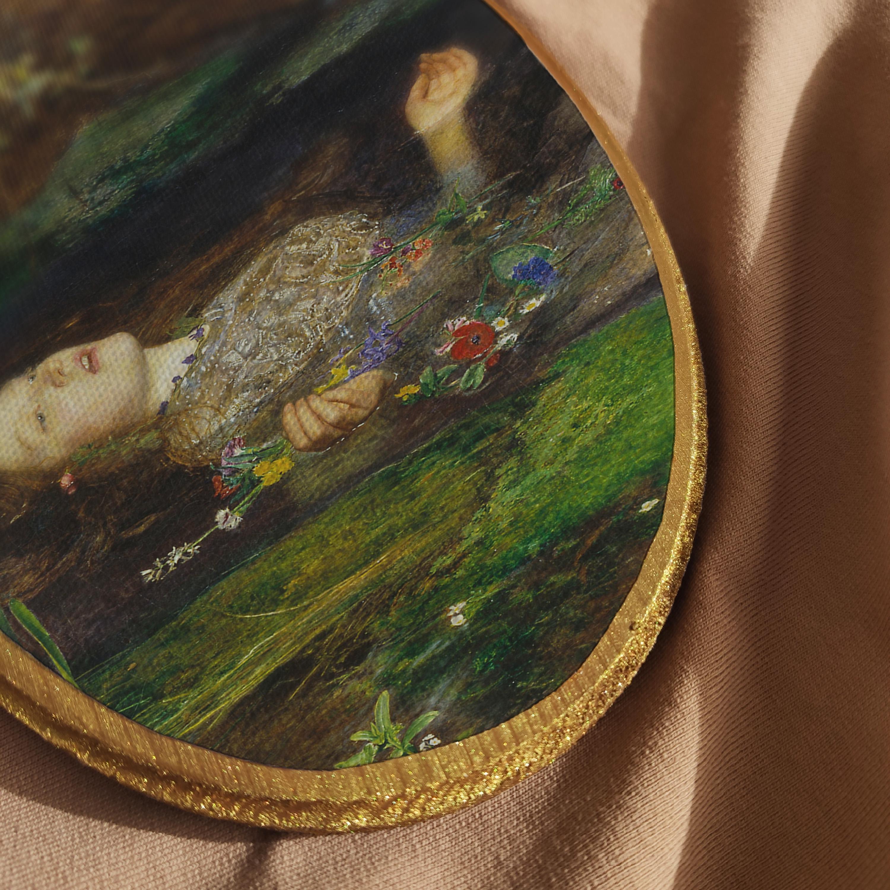 Ophelia Print, Shakespeare Poster, Miniature Oil Painting, Ophelia ...