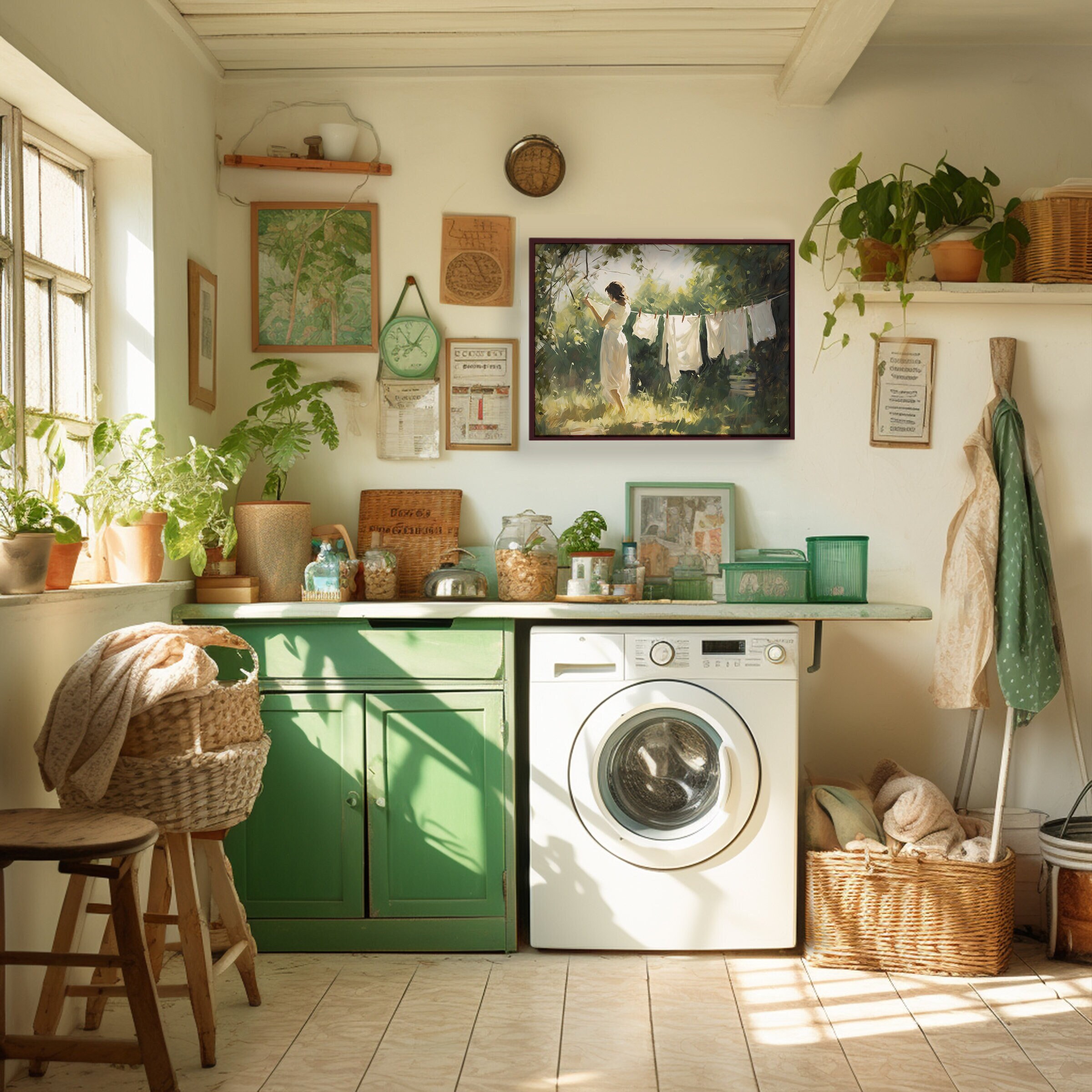 Laundry room wall art store
