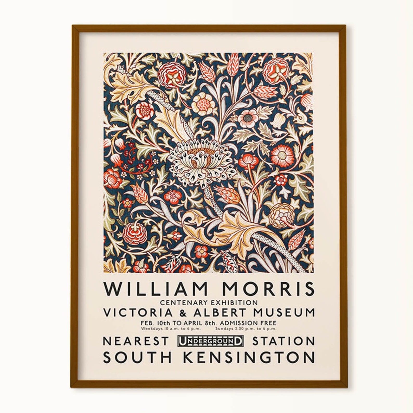William Morris Fine Art Print Victorian Wall Art Burgundy - Etsy