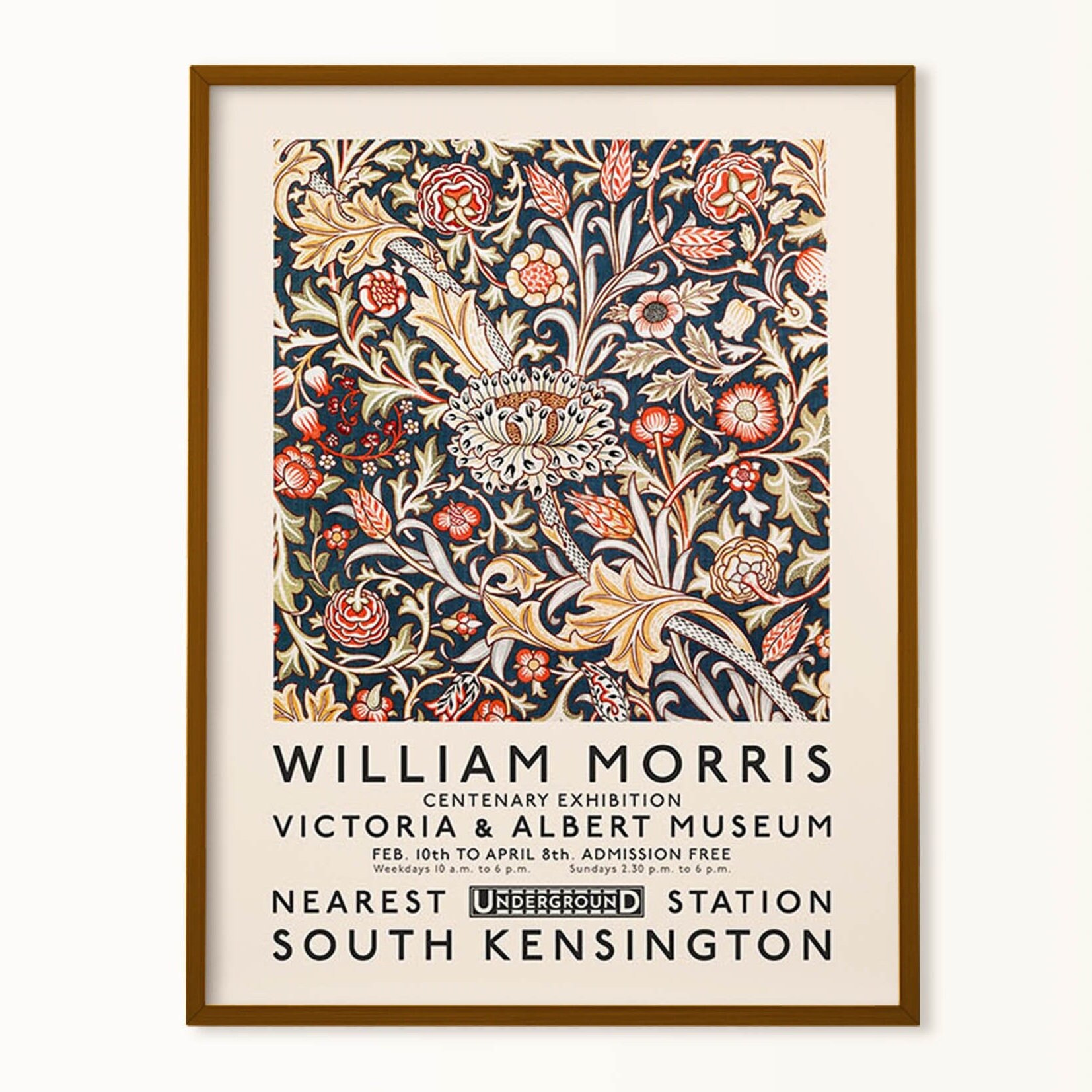 William Morris Fine Art Print Victorian Wall Art Burgundy - Etsy