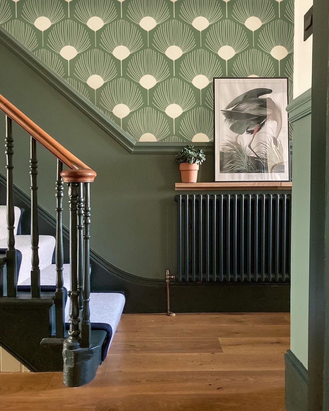 Sage Green Geometric Wallpaper, Abstract, Geometric Pattern, Green Peel ...