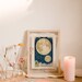 Vintage Moon Poster Antique Moon Print Lunar Print Moon - Etsy
