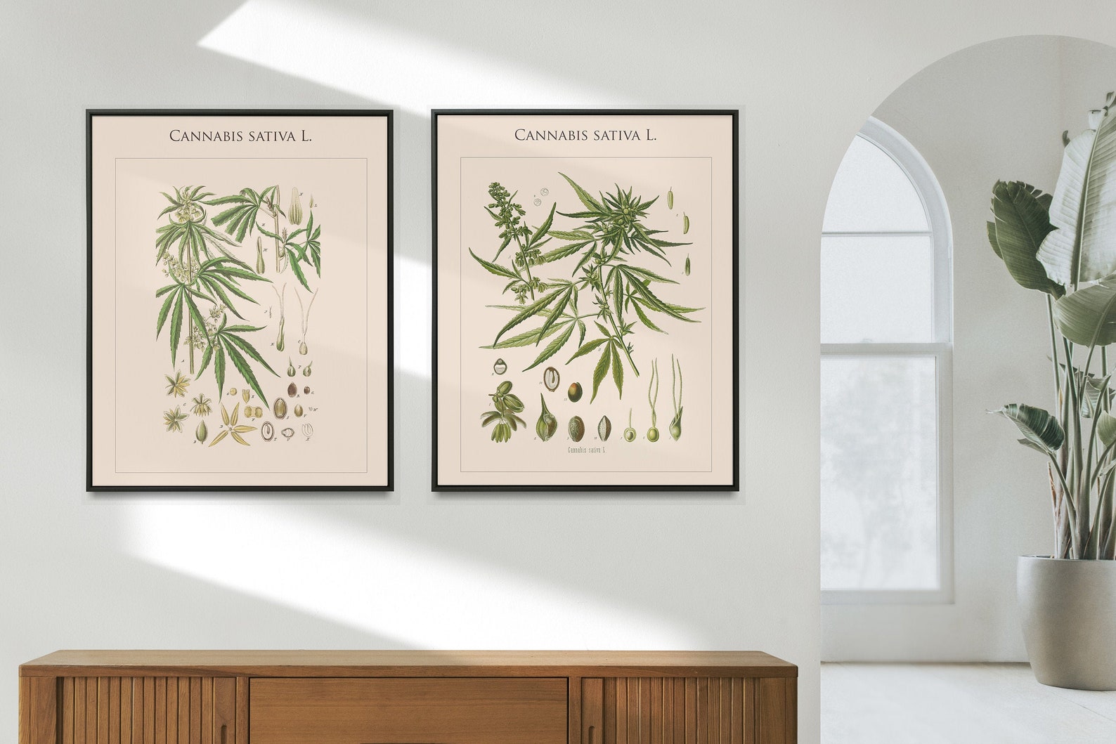 WEED DECOR Wall Art Set of 2 Cannabis Gift for Weed Lovers - Etsy