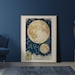 Vintage Moon Poster Antique Moon Print Lunar Print Moon - Etsy