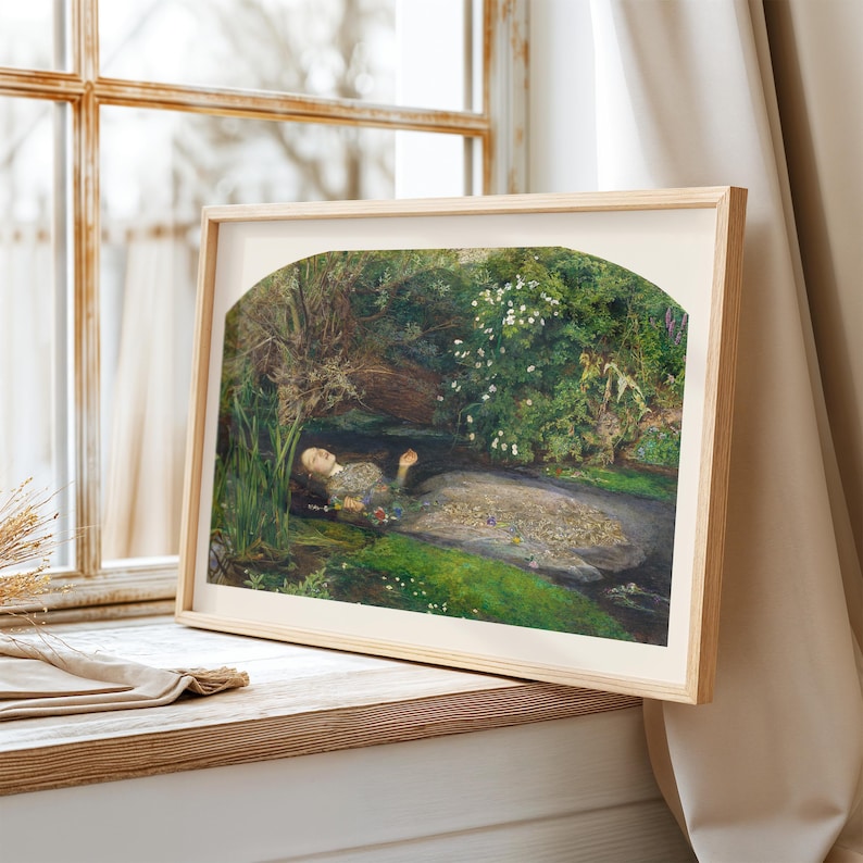 Shakespeare Poster, Ophelia Print 24x36, John Everett Millais ...