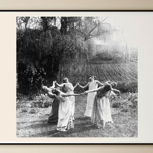 Dancing Witches Photo, Circle of Witches, Witchy Print, Wiccan ...