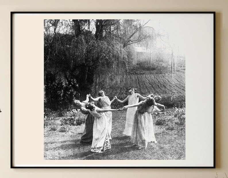 Dancing Witches Photo, Circle of Witches, Witchy Print, Wiccan ...