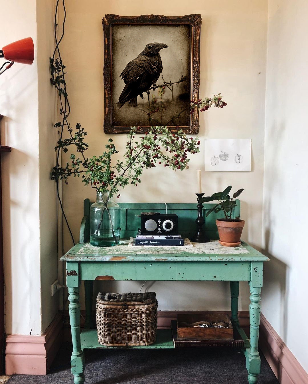 Gothic Raven Print Vintage Victorian Raven Art Halloween - Etsy