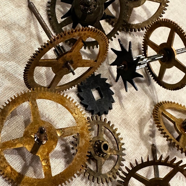 Vintage Clock Gears - Etsy