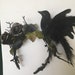 Handcrafted~raven Headband~fascinator~headpiece~gothic, Steampunk ...