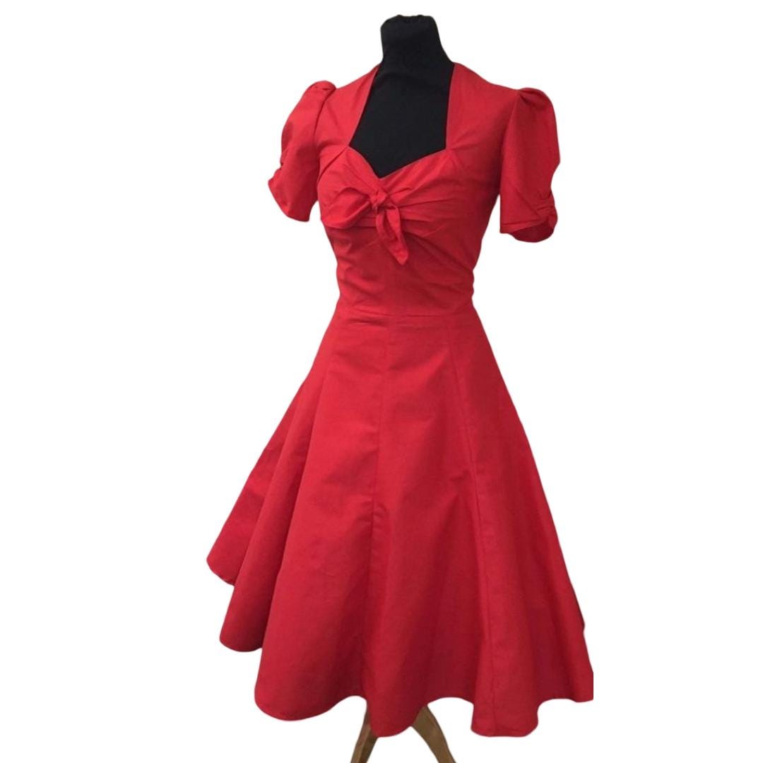 1940s Dress, Tea Dress, Dance, Swing, Wartime,ww2 Dress, Reproduction ...