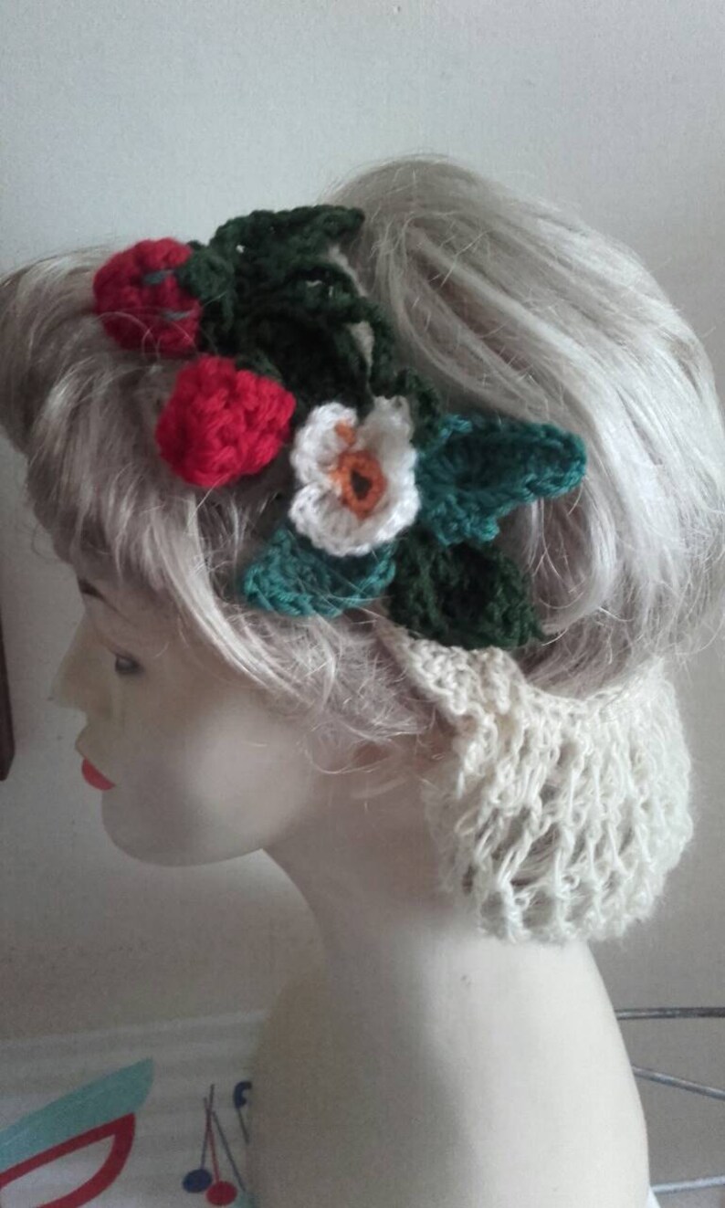 Hair Snood 1940s Hair Net Vintage Accessory Handmade - Etsy