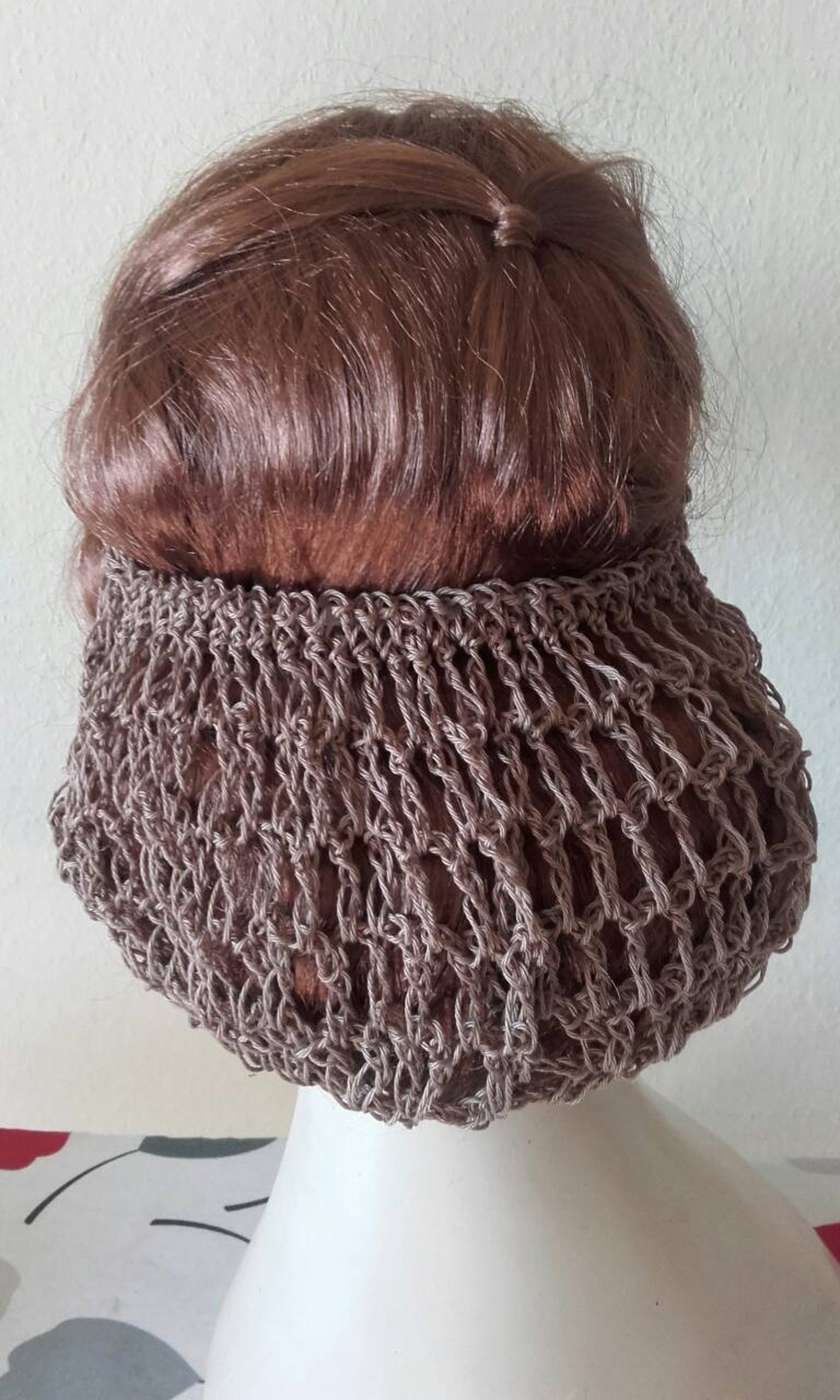 1940s Half Snood,cotton Snood,crochet Snood, Hairnet,vintage Wedding - Etsy