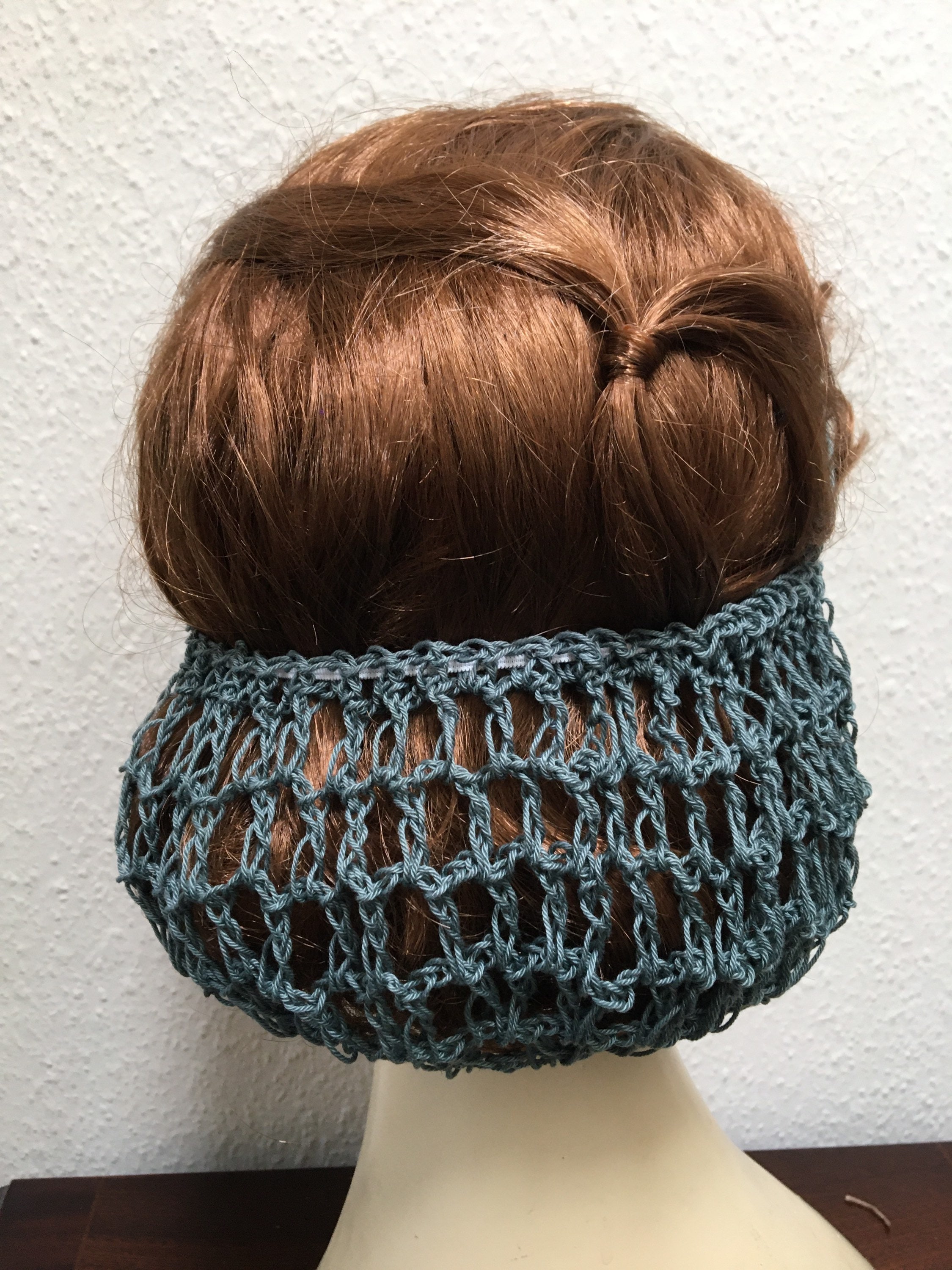 1940s Half Snood,cotton Snood,crochet Snood, Hairnet,vintage Wedding ...