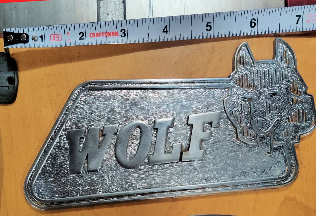 Vintage Wolf Appliance Emblem - Etsy