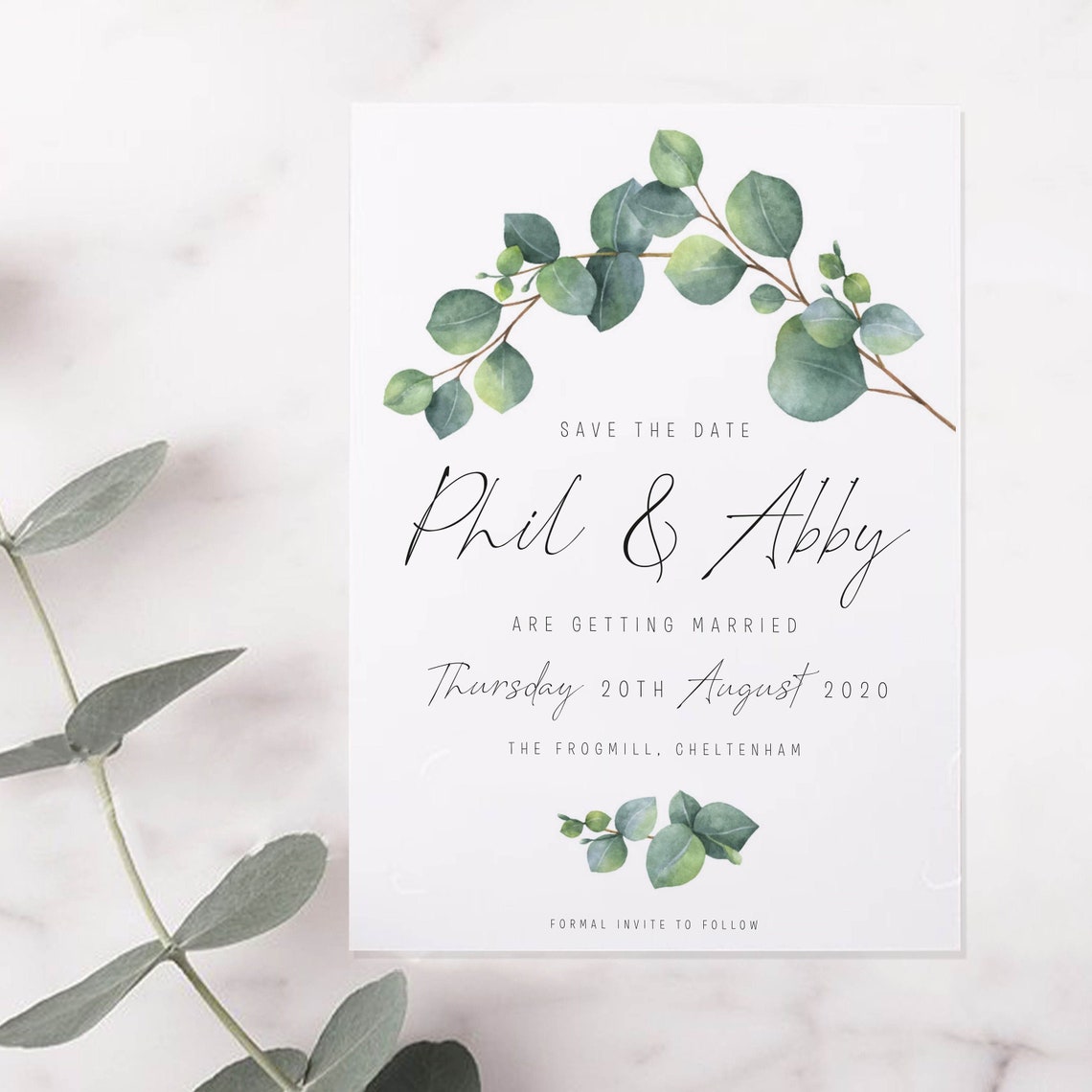 Save the Date // Wedding Stationery // Wedding Save the Date ...