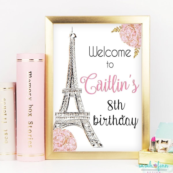 Fancy Nancy Welcome Sign - Etsy