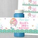 Mermaid Bubble Labels Printable Bubble Labels Mermaid Bubble Wrappers ...