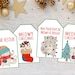 Cat Christmas Gift Tags Instant Download Printable Meowy Christmas ...