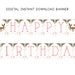 Reindeer Happy Birthday Banner Printable Boy Deer Instant Download ...