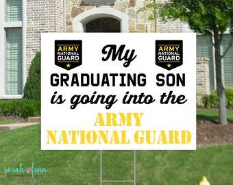 Army National Guard Lawn Sign - Etsy