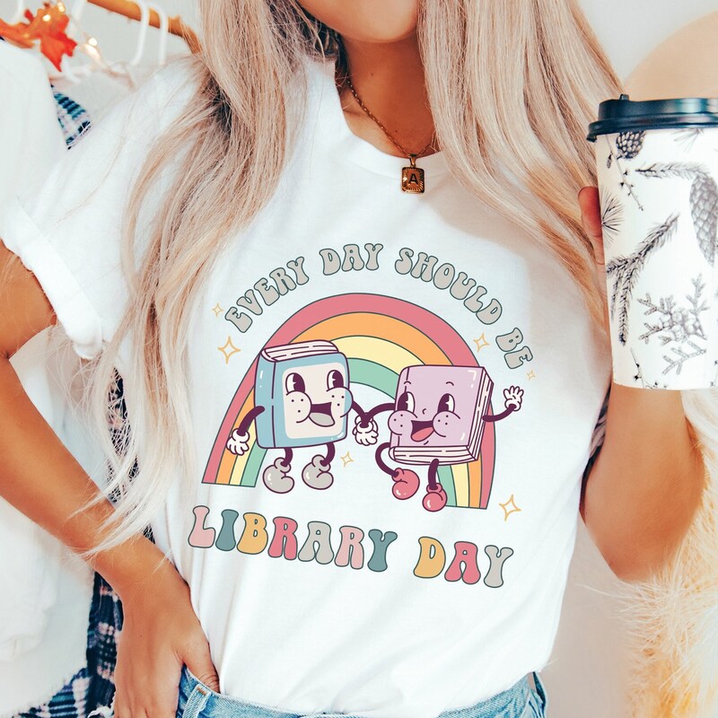 Library Shirt - Etsy