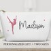 Personalized Dance Makeup Bag Ballet Gift for Nutcracker Dancer Gift ...