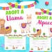 Adopt a Llama Printable Sign and Certificate Alpaca Adoption Birthday ...