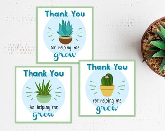 Printable Teacher Appreciation Week Gift Tags INSTANT - Etsy