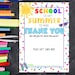 Teacher Gift Card Holder | Instant Download Thank You Gift | School is ...