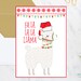 Llama Christmas Card Printable Card Fa La La Llama Instant | Etsy