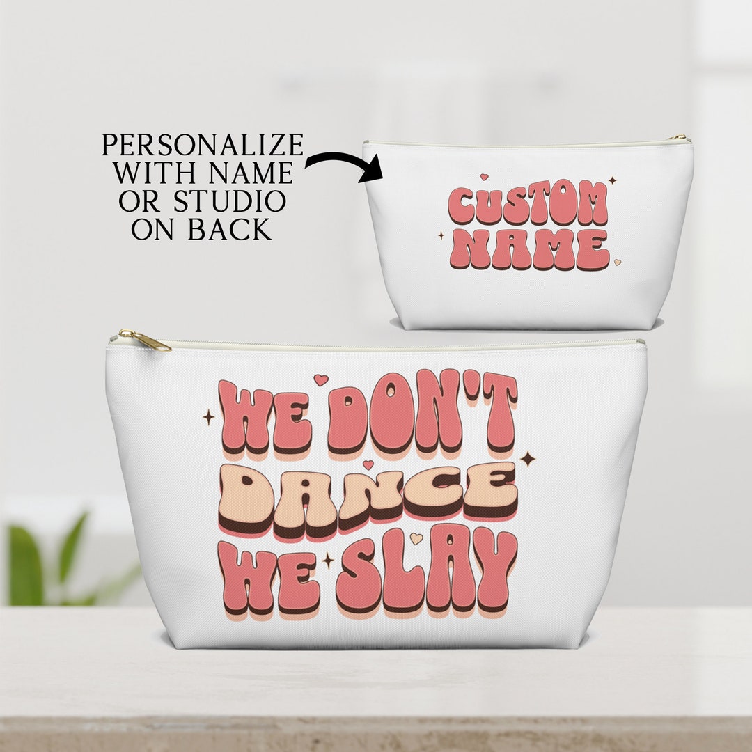 Personalized Makeup Bag Dance Team Gift for Dancer Competition Gift ...