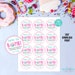 Bath Bomb Favor Tags Editable 2.5" Circle Bath Bomb Gift Tags Bath Bomb ...