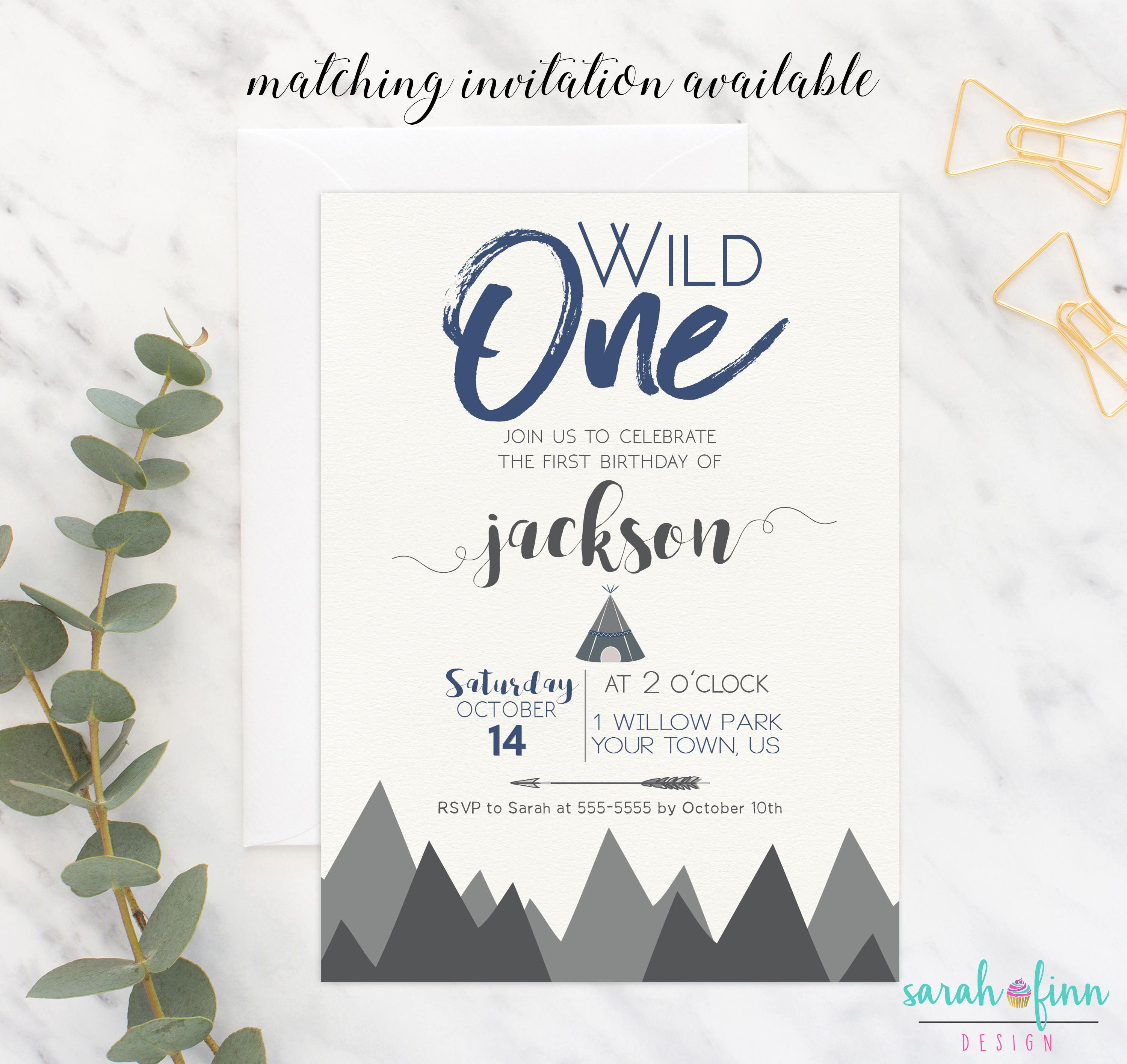 Birthday Poster Board Wild One Adventure Mountain Poster - Etsy
