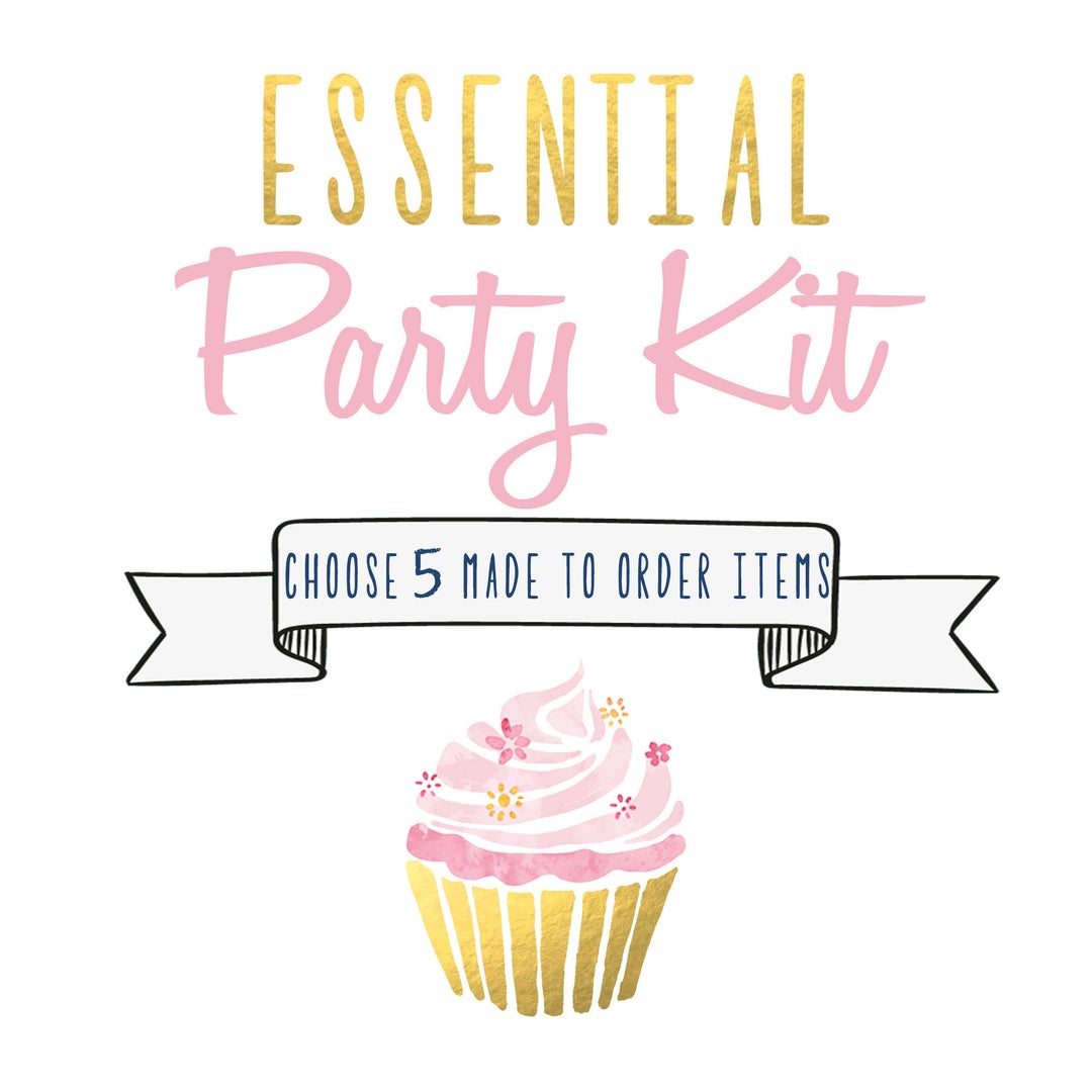 Essential Party Kit Choose 5 Items Party Pack - Etsy