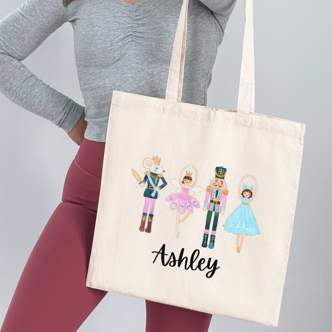 Nutcracker Bag Nutcracker Clara Gift Canvas Tote Bag Reusable Dance Bag ...