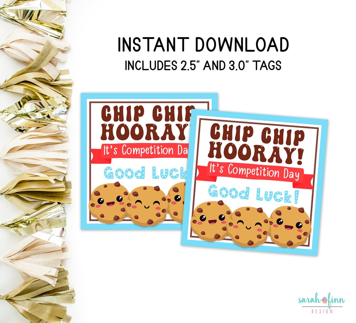 Dance Competition Gifts Dance Competition Printable Tag Cheer ...