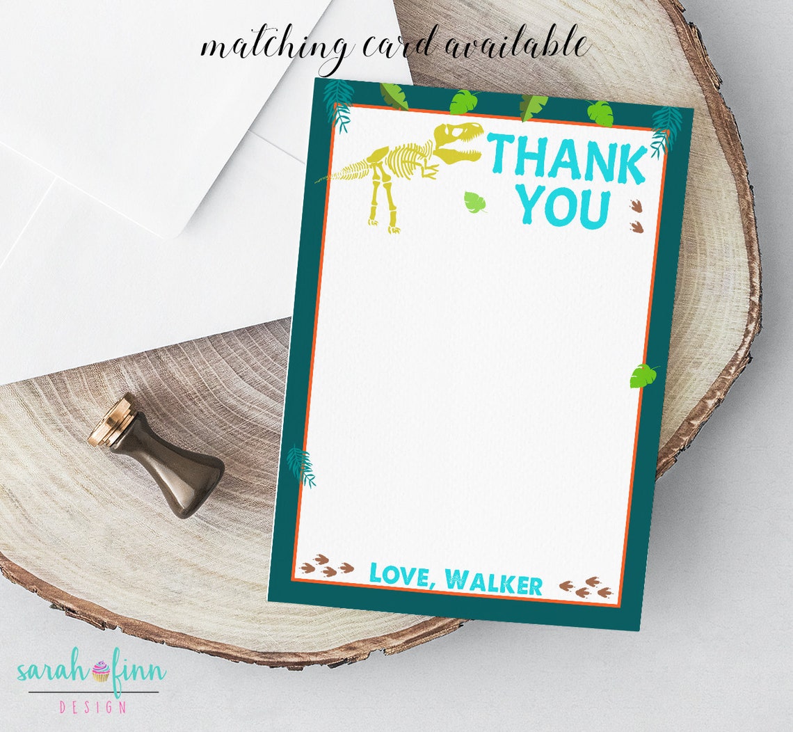 Dinosaur Welcome Sign Printable Dinosaur Fossil Birthday | Etsy