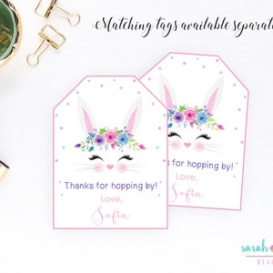 Bunny Water Bottle Labels Bunny Birthday Party Bottle Wrap Some Bunny ...