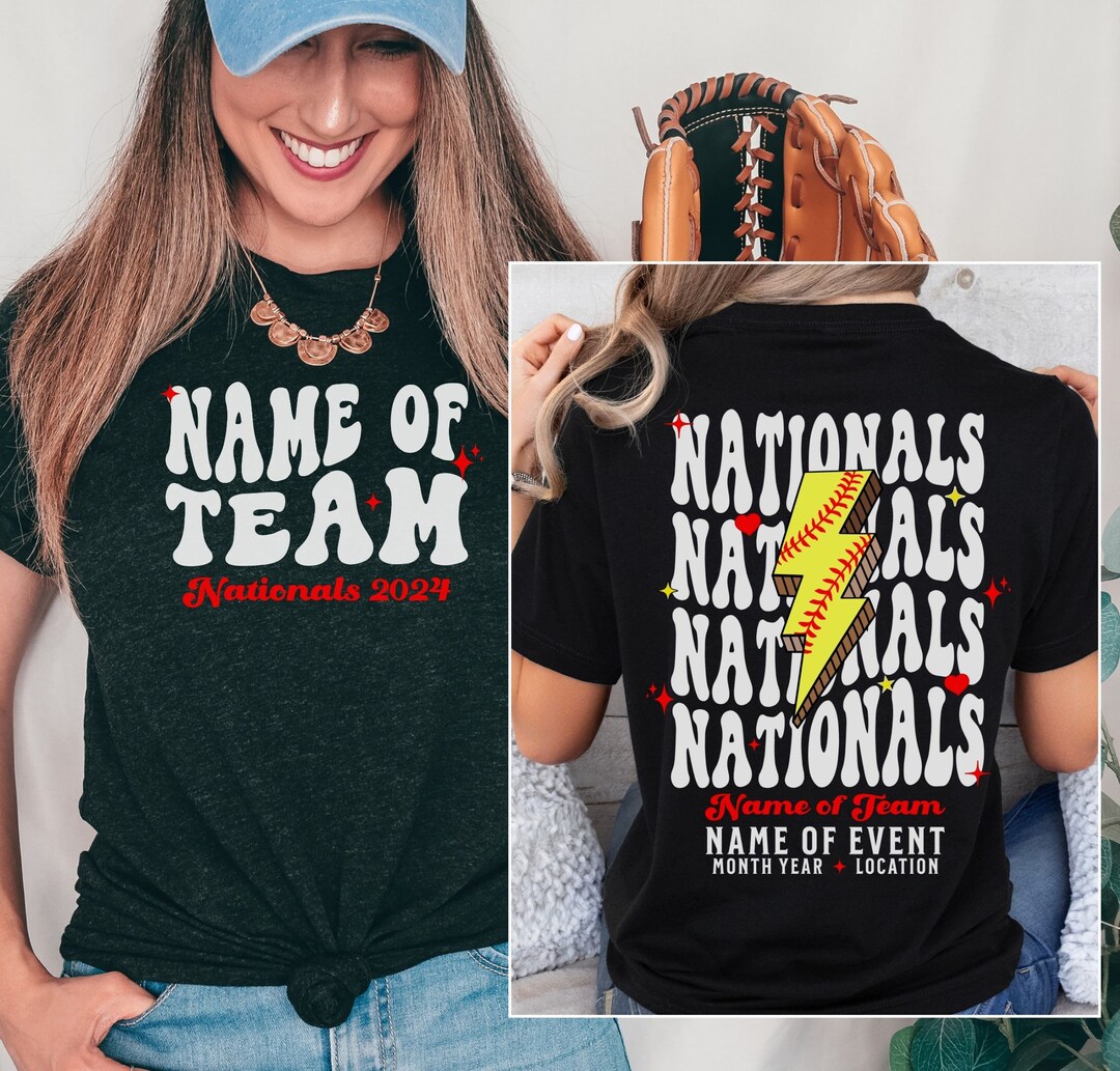 Custom Softball Nationals Shirt Softball Championship Shirts Nationals ...