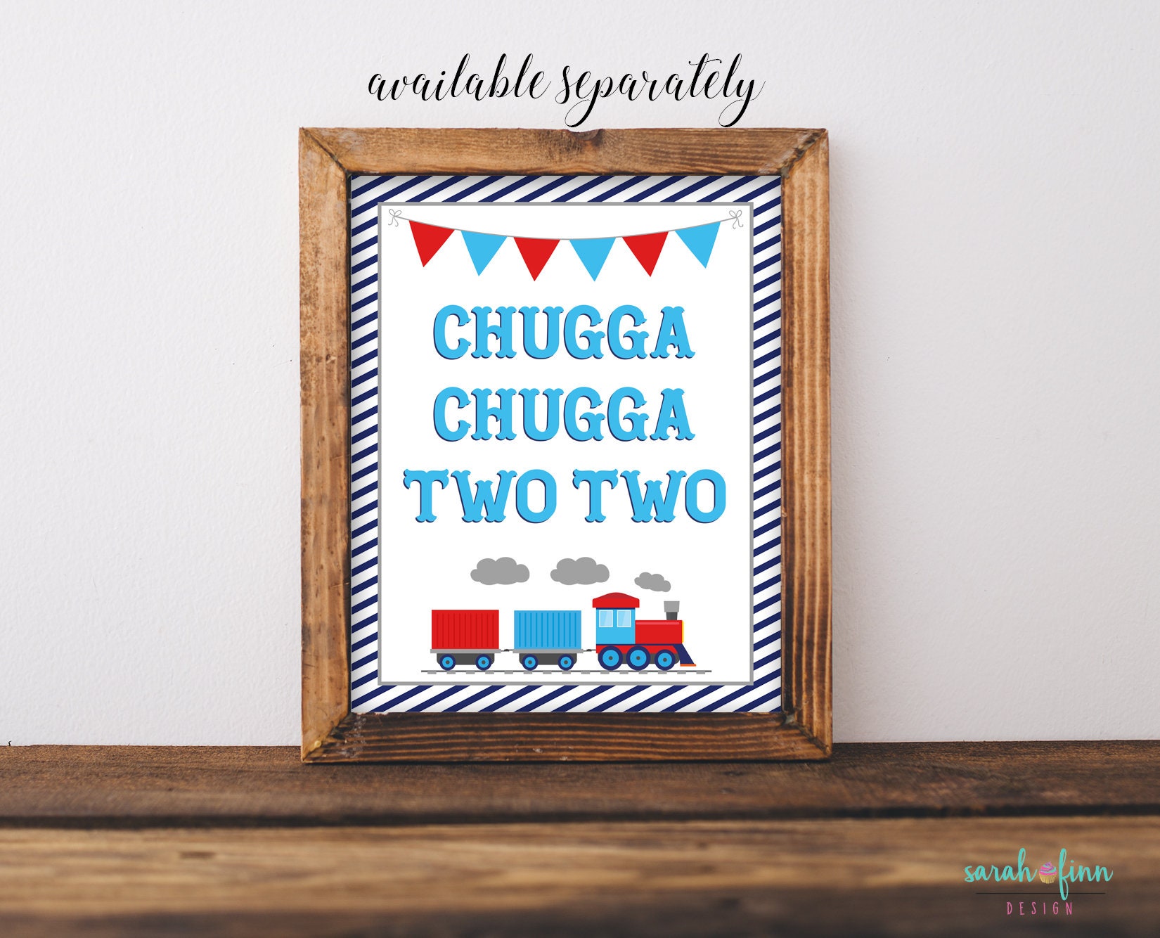 Train Printable Thank You Card Instant Download Train Birthday - Etsy