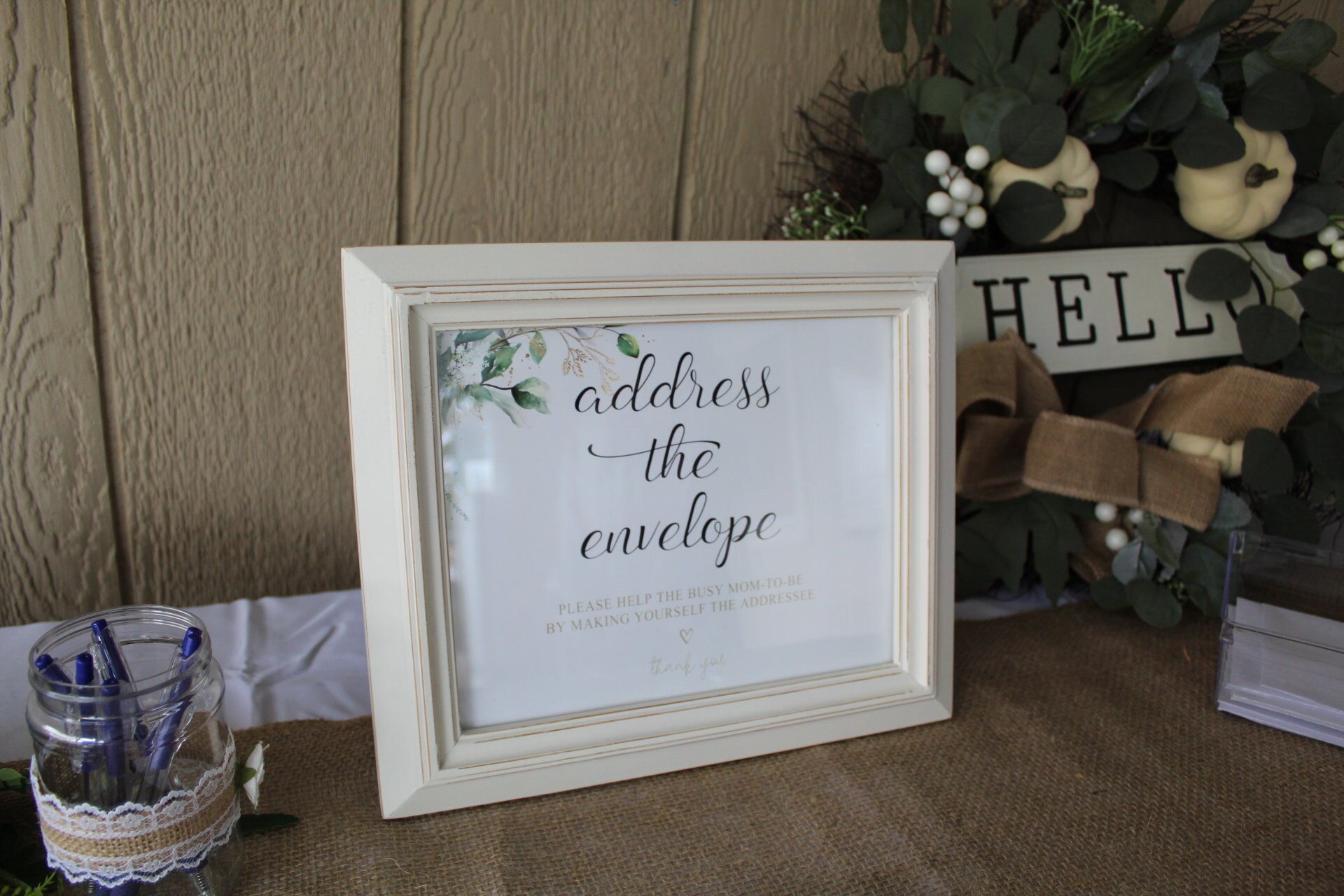 Write Your Address on Envelope Sign Instant Download Printable Write ...