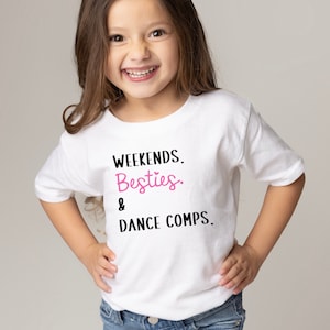 Weekends Dance Comps Shirt for Dancers Dance Gift Dance Sister Gift ...