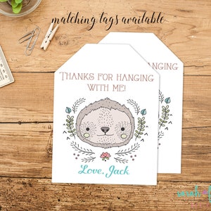Sloth Printable High Chair Banner I Am One First Birthday Cute Sloth ...