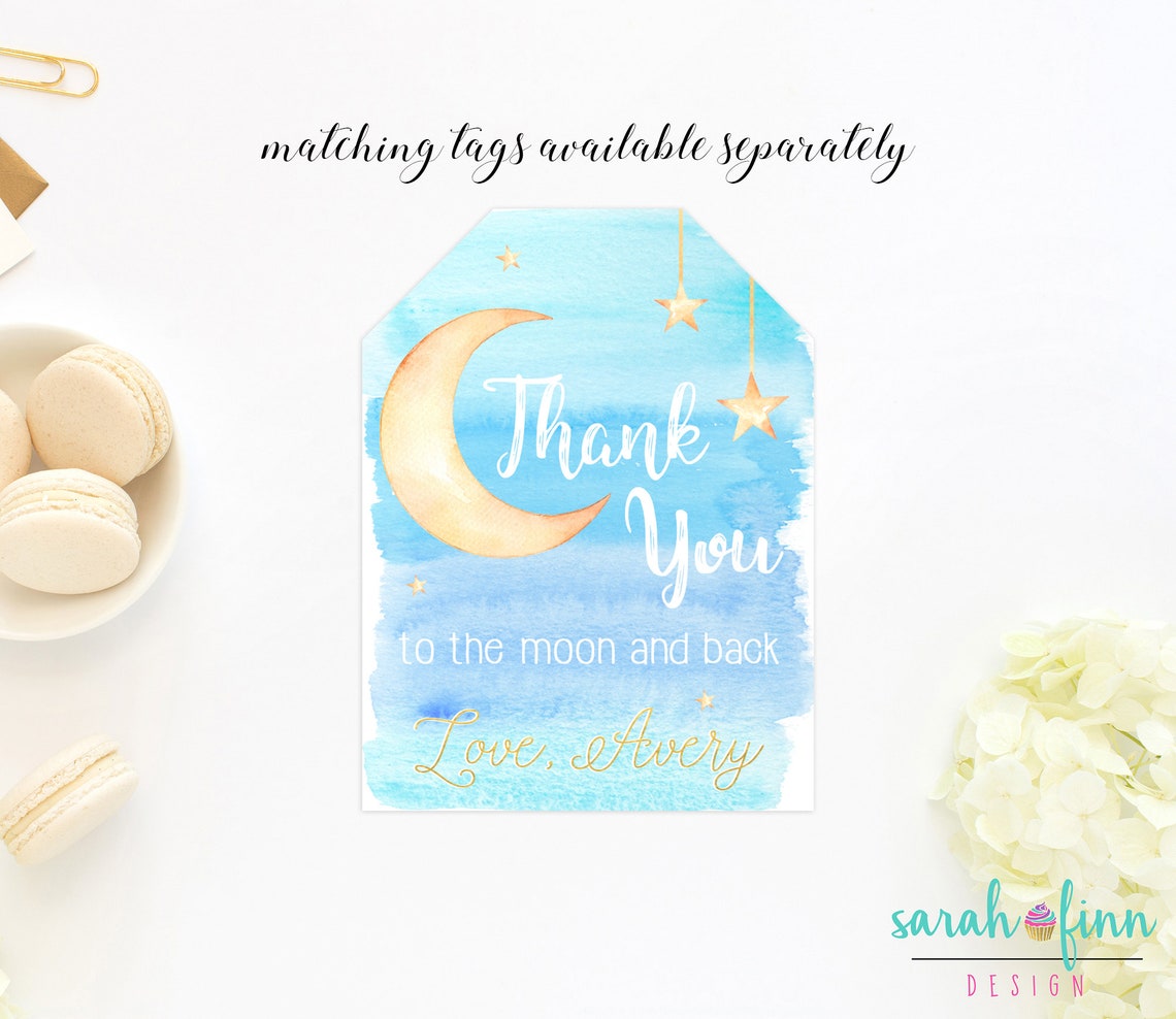 Moon Happy Birthday Banner Printable Instant Download Two the - Etsy